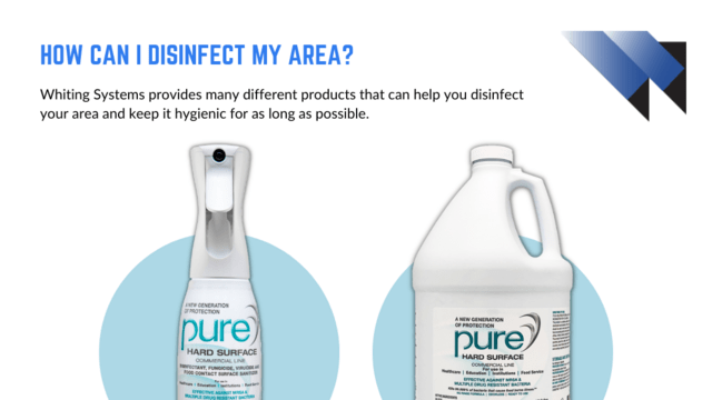 Cleaning, Sanitizing, and Disinfecting: FAQs | Whiting Systems